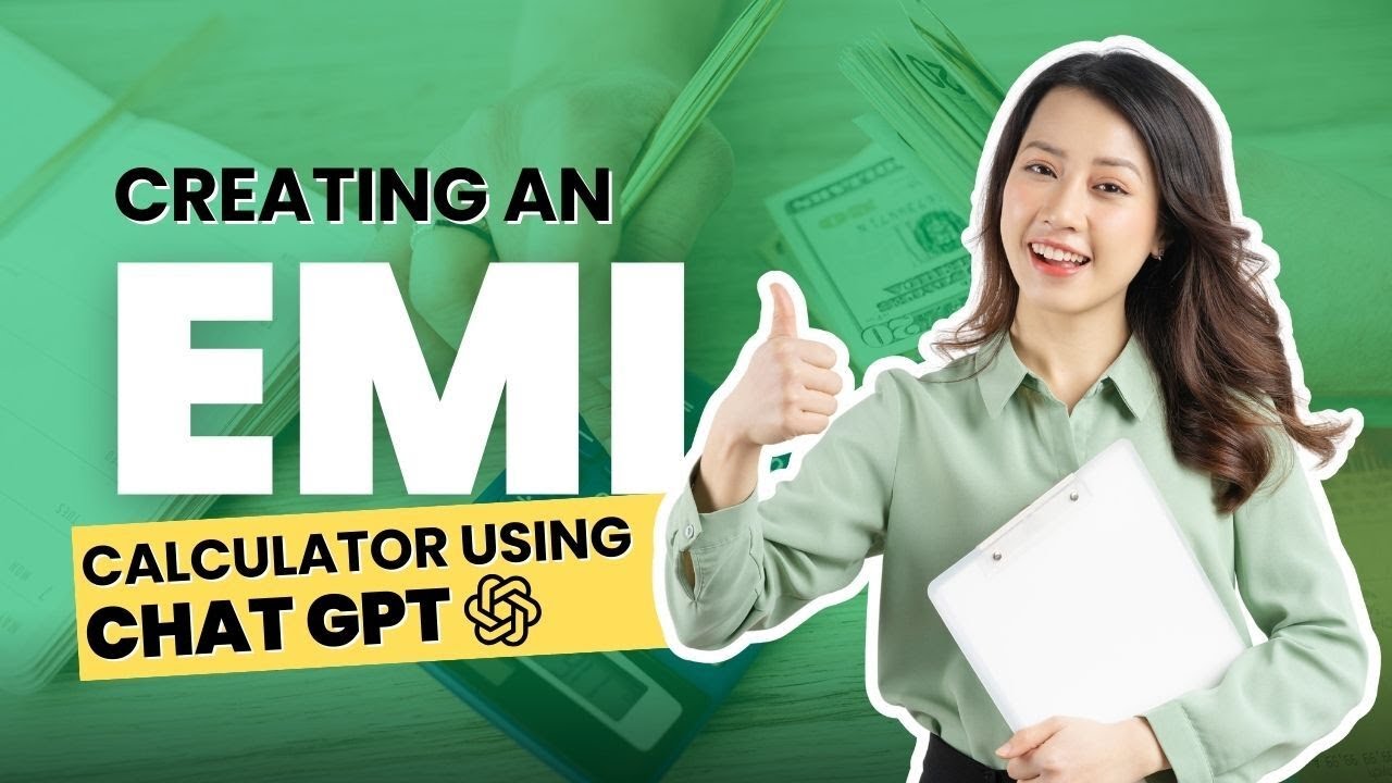 Creating an EMI calculator using Chat GPT - YouTube