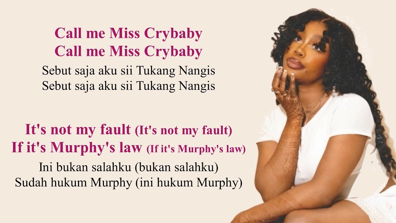 SZA - Cry Baby | Lirik Terjemahan - YouTube