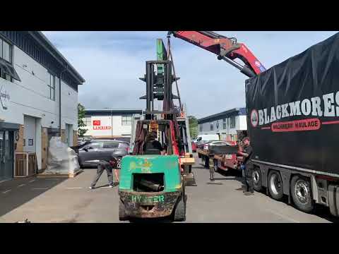 Maplan Rubber Injection Machine Ergo+ 250 Ton - Demonstration Machine installation at Maplan U.K.