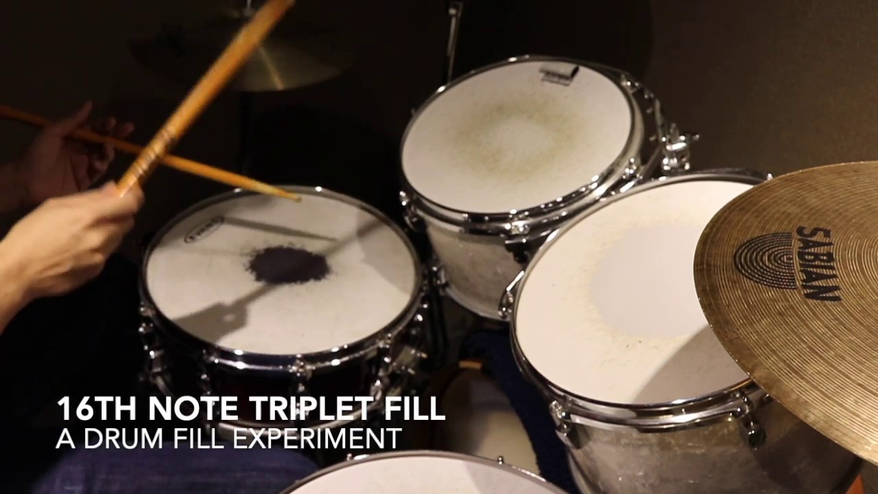 Sixteenth Note Triplet Fill - A Drum Fill Experiment - YouTube