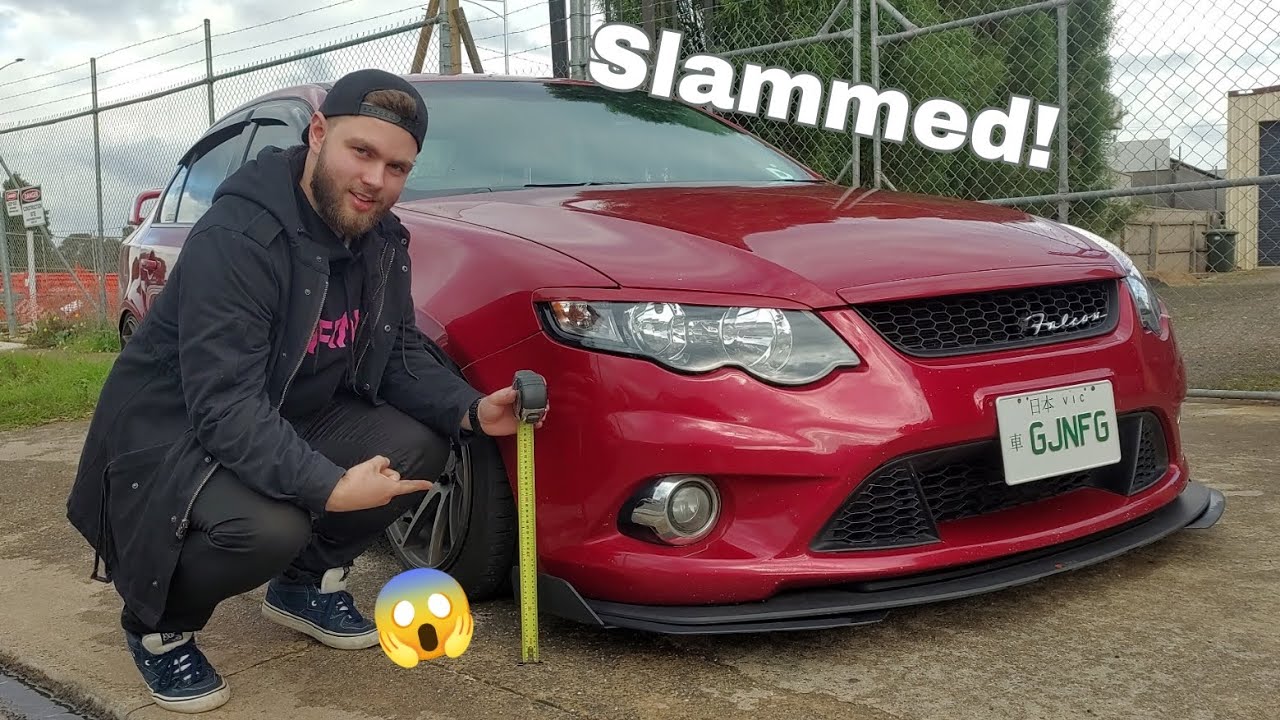 Lowering my Ford Falcon XR6!! - YouTube