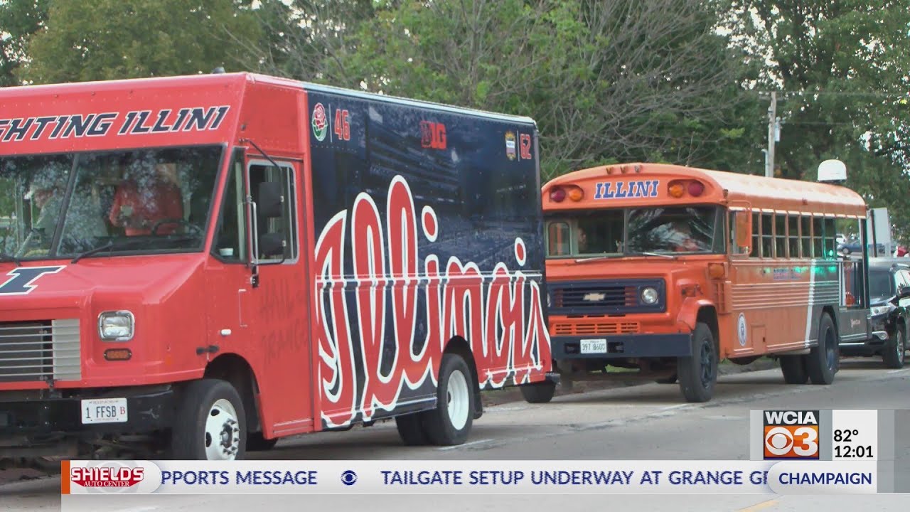 U of I fans line up to tailgate over 15 hours before kickoff at ...