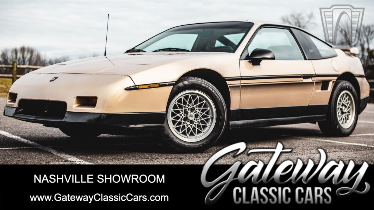 1987 Pontiac Fiero GT, Gateway Classic Cars - Nashville, #1796-NSH ...
