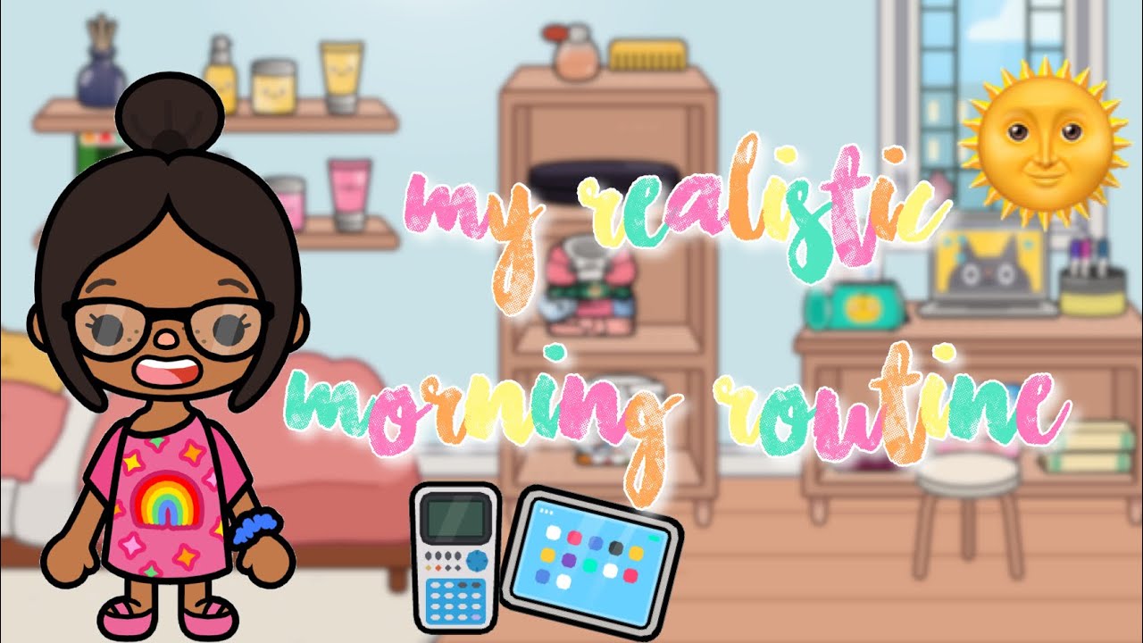 My realistic morning routine w/ my voice!! | Toca life world - YouTube