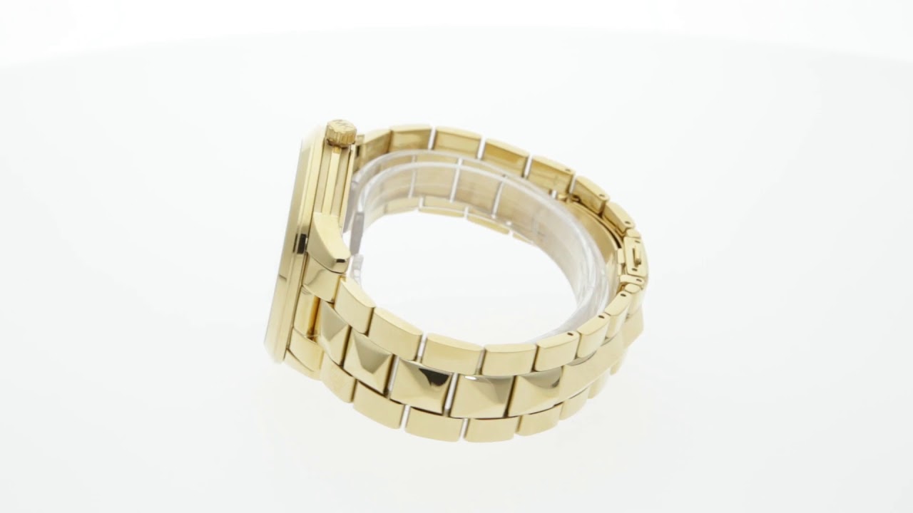 Michael Kors Slim Runway Mercer Big MK6714 Zegarek/Watch 360 - YouTube