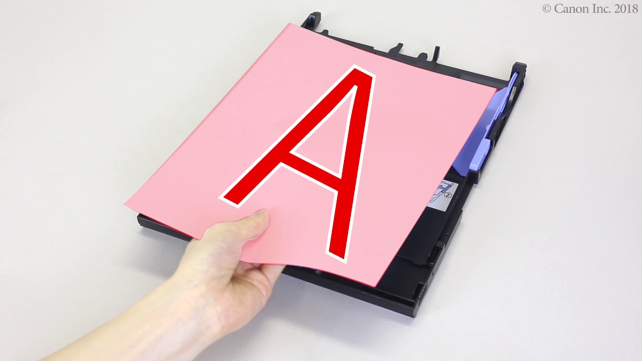 Loading paper: cassette (TS8200 series) - YouTube