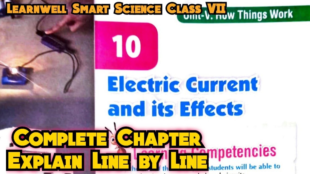 Electric Current and It's effect Class 7 Cha10 | Learnwell Smart ...
