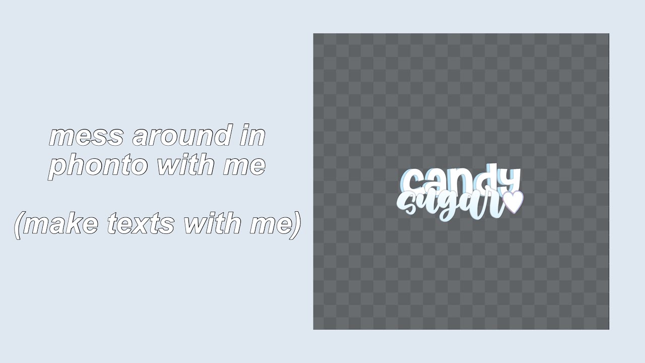 making texts on phonto! how i make complex texts - YouTube