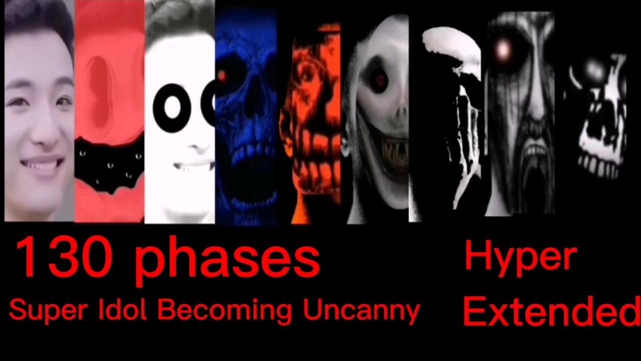 Hyper extended Super idol becoming uncanny - 130 phases - YouTube