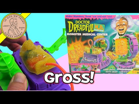 How To Use The Tyco 1996 Doctor Dreadful Monster Medical Center Looks Gross Tastes Great Candy Maker