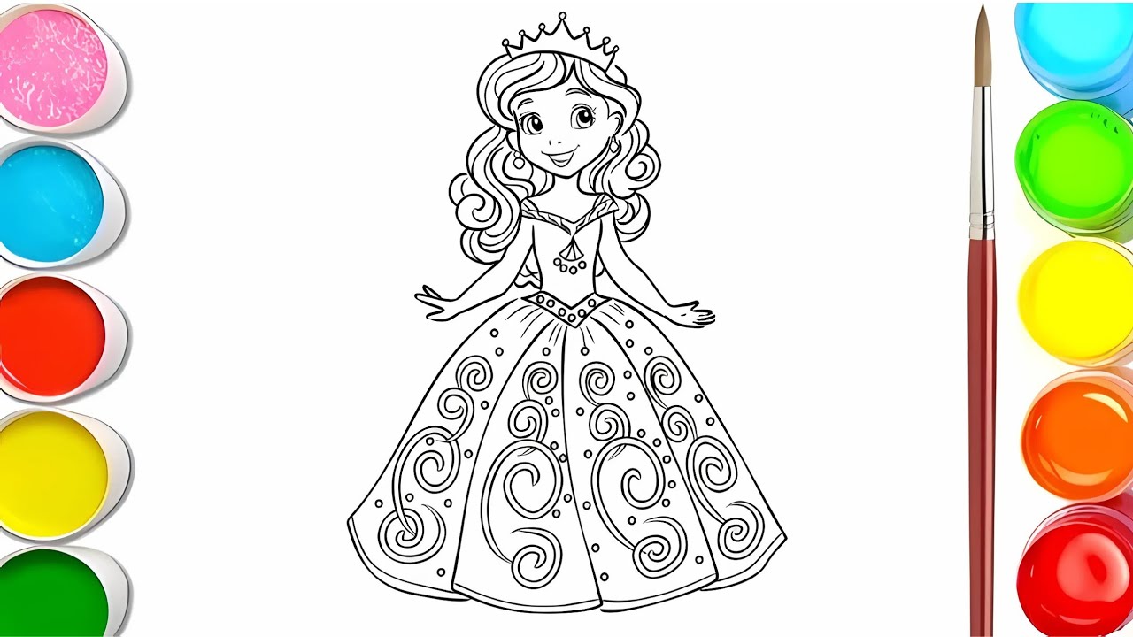 How to Draw Cinderella | Disney Princess Drawing | Easy Step by Step ...
