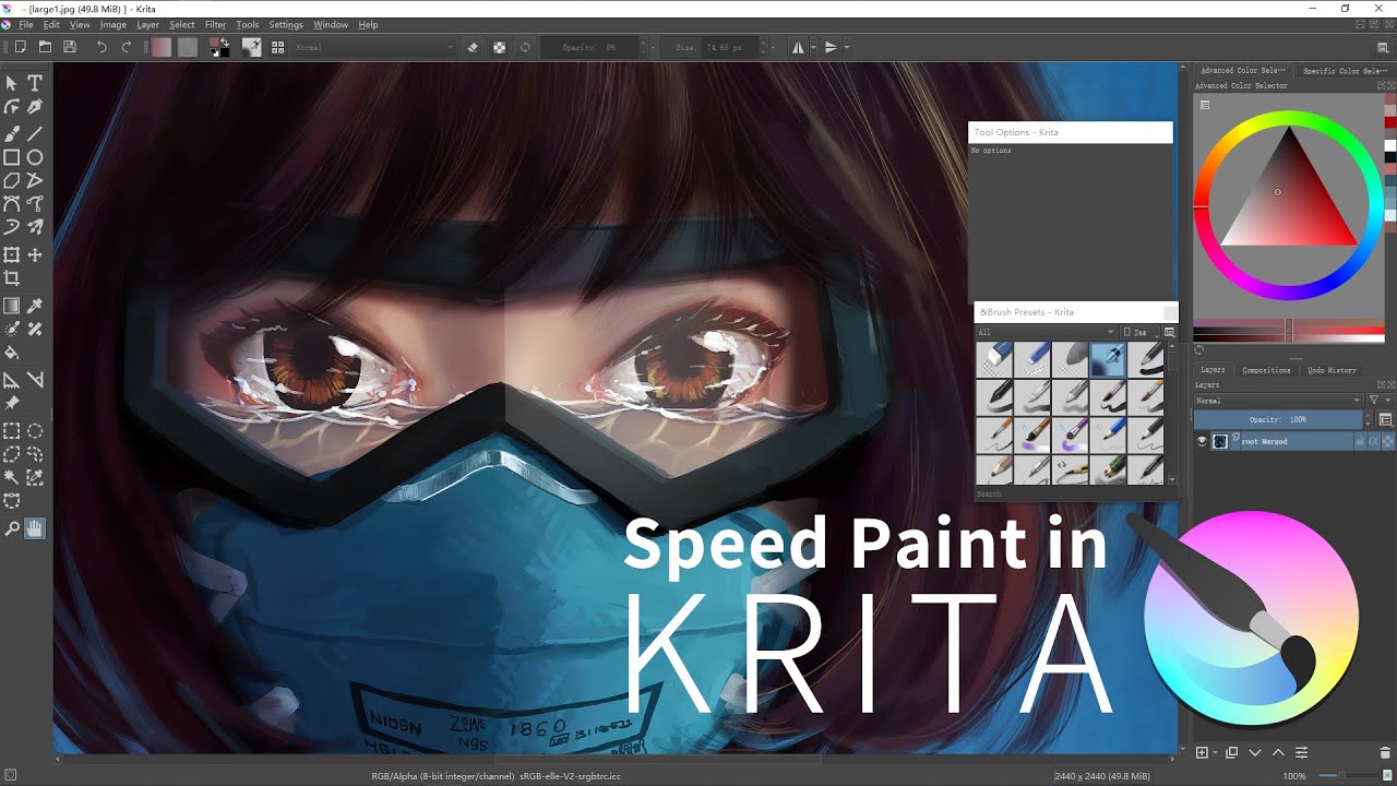 [Krita]Just a Speed Paint[Speed Paint] - YouTube