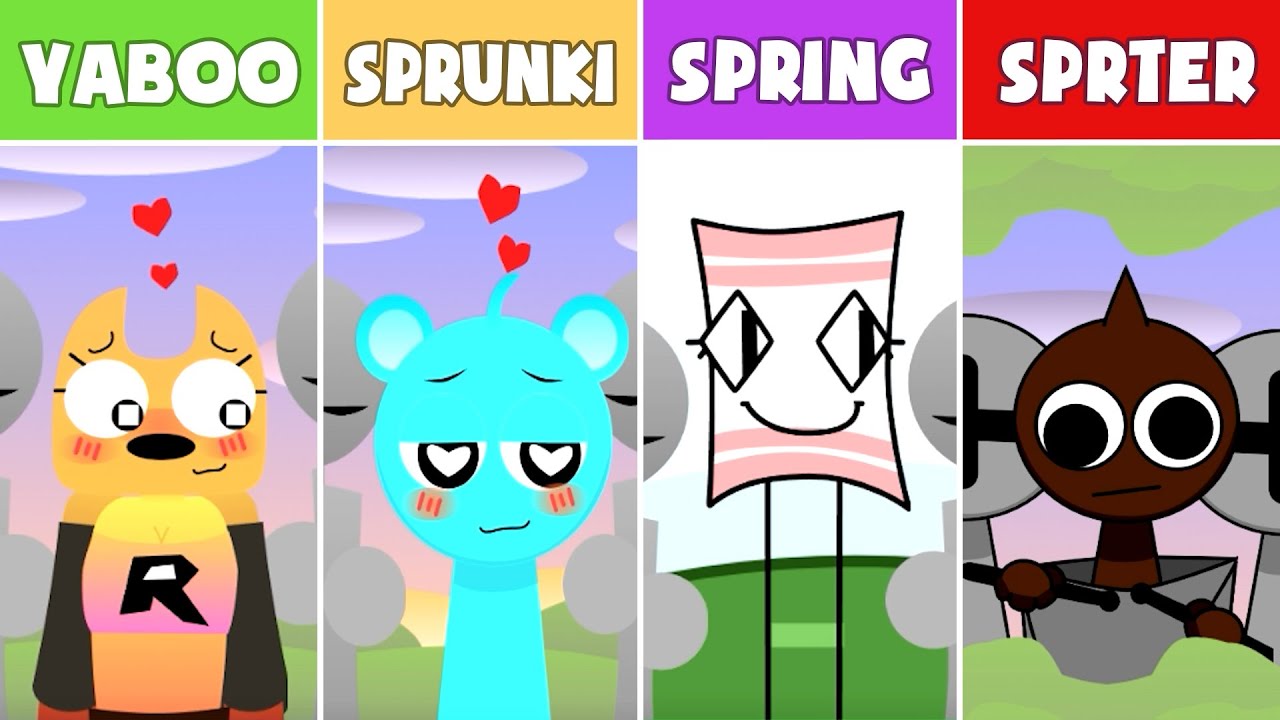 Incredibox: YAboo Vs Sprunki Vs Mild As Spring Vs Sprter | New Version ...