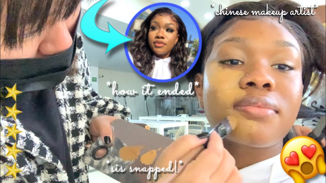 Black Girl Gets Makeup Done In China For The First Time🇨🇳 The Final