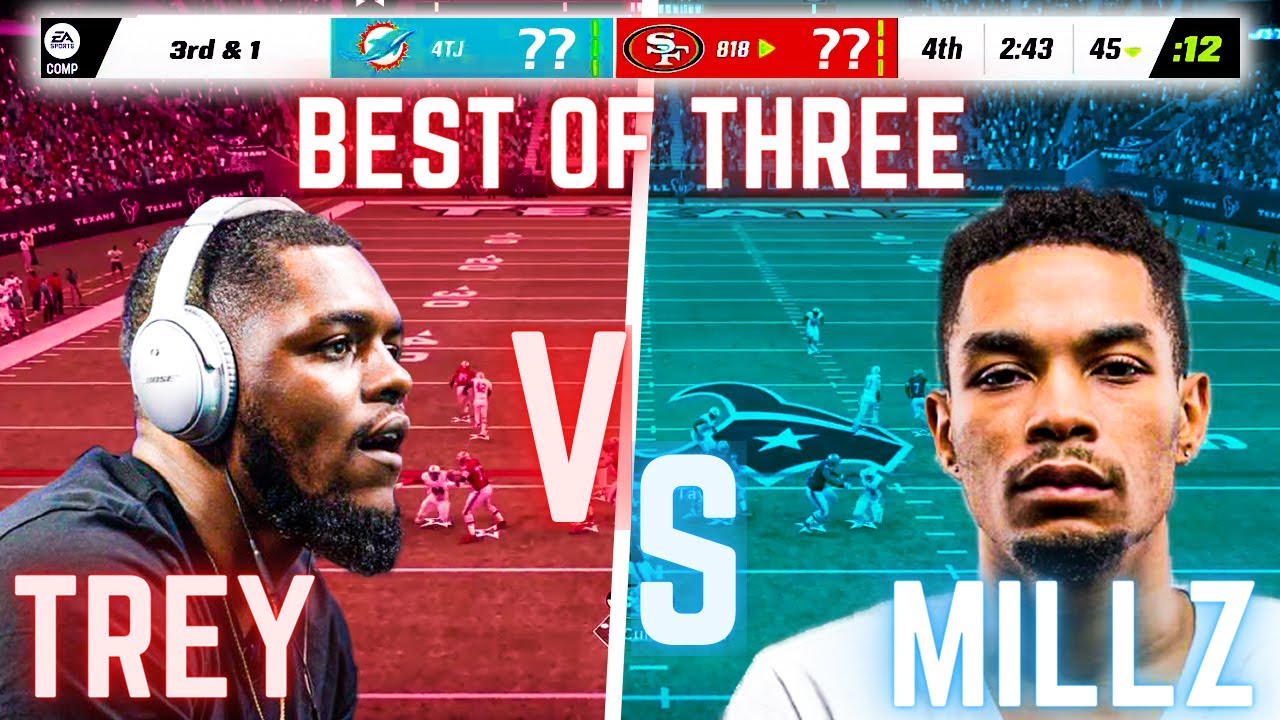 Pro vs Pro BO3| Trey vs Millz| Madden 23 Ultimate Team Gameplay| DO I ...