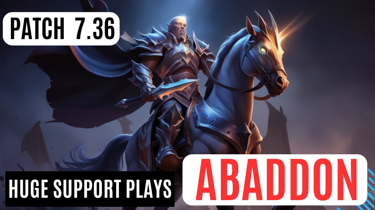 Try Abaddon! — In Patch 7.36c Abaddon is an Insane Support — Dota2 PUB gameplay — Road to ...