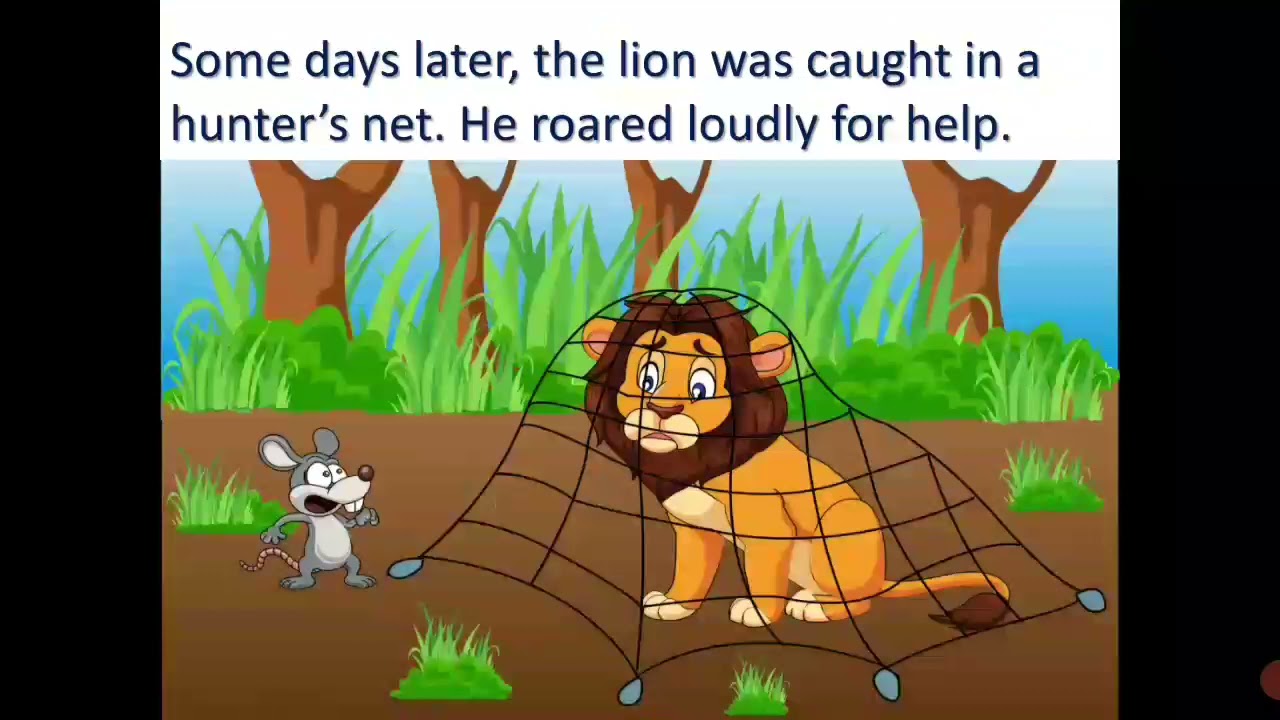 English Story - The Lion and The Mouse - YouTube