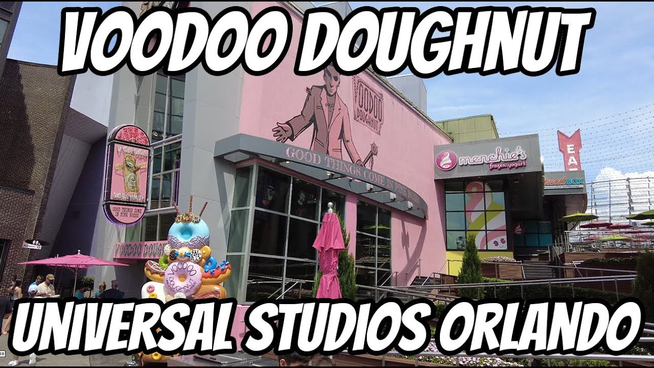 Trying EVERYTHING at Voodoo Doughnut Universal Studios Orlando - YouTube