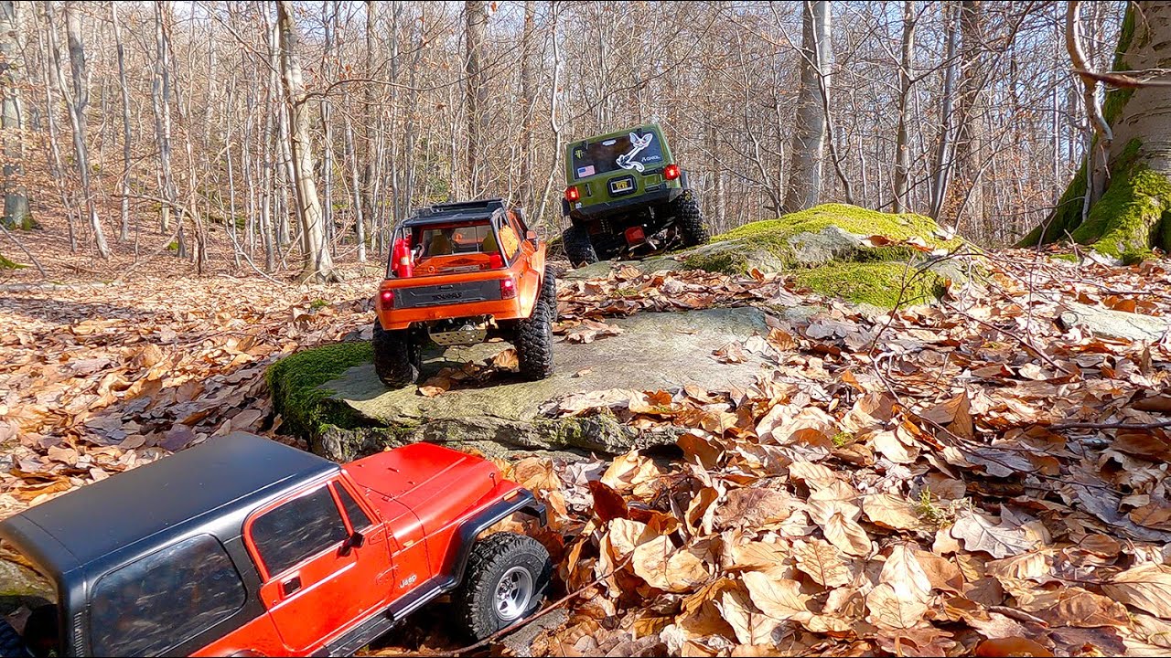 Off-road wheelin with friends | Element Ecto, GSpeed, Jab, Punch, Axial ...