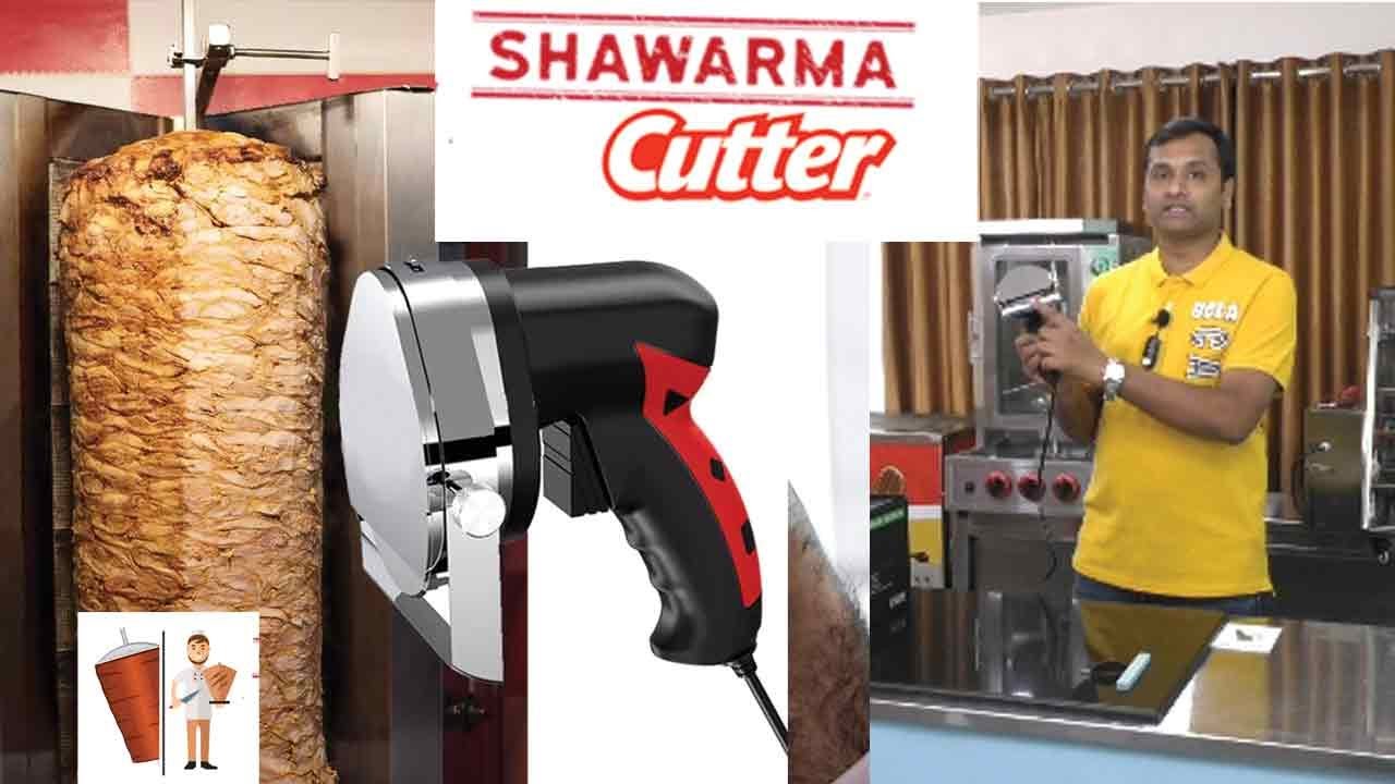 shawamra cutter or kebab doner knife explaining features,unboxing,must ...