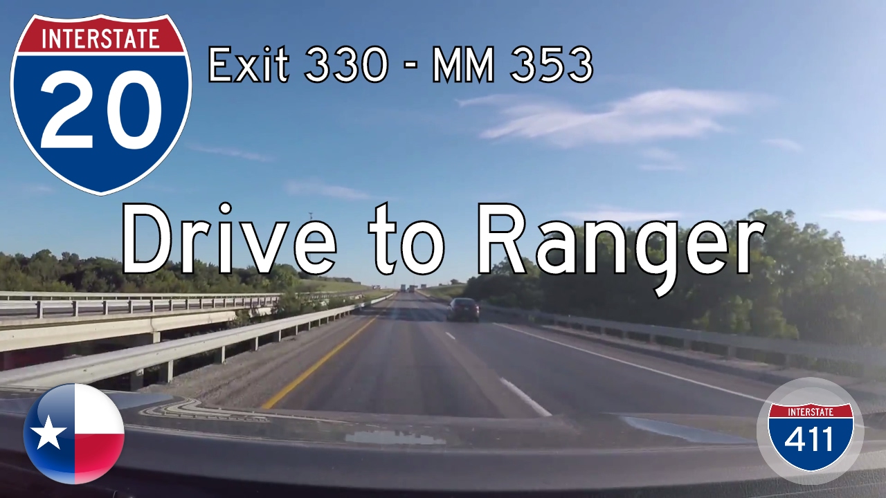 Interstate 20 - Mile 330 - Mile 353 - Texas | Drive America's Highways ...