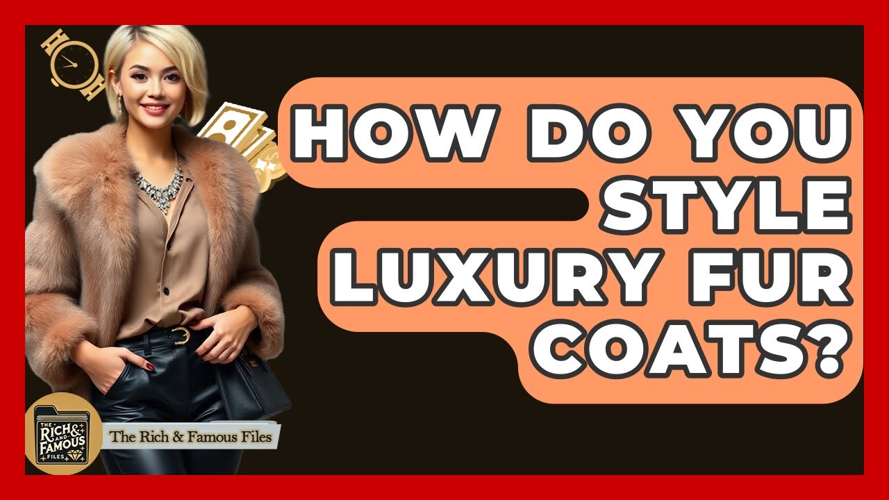How Do You Style Luxury Fur Coats? - The Rich And Famous Files - YouTube