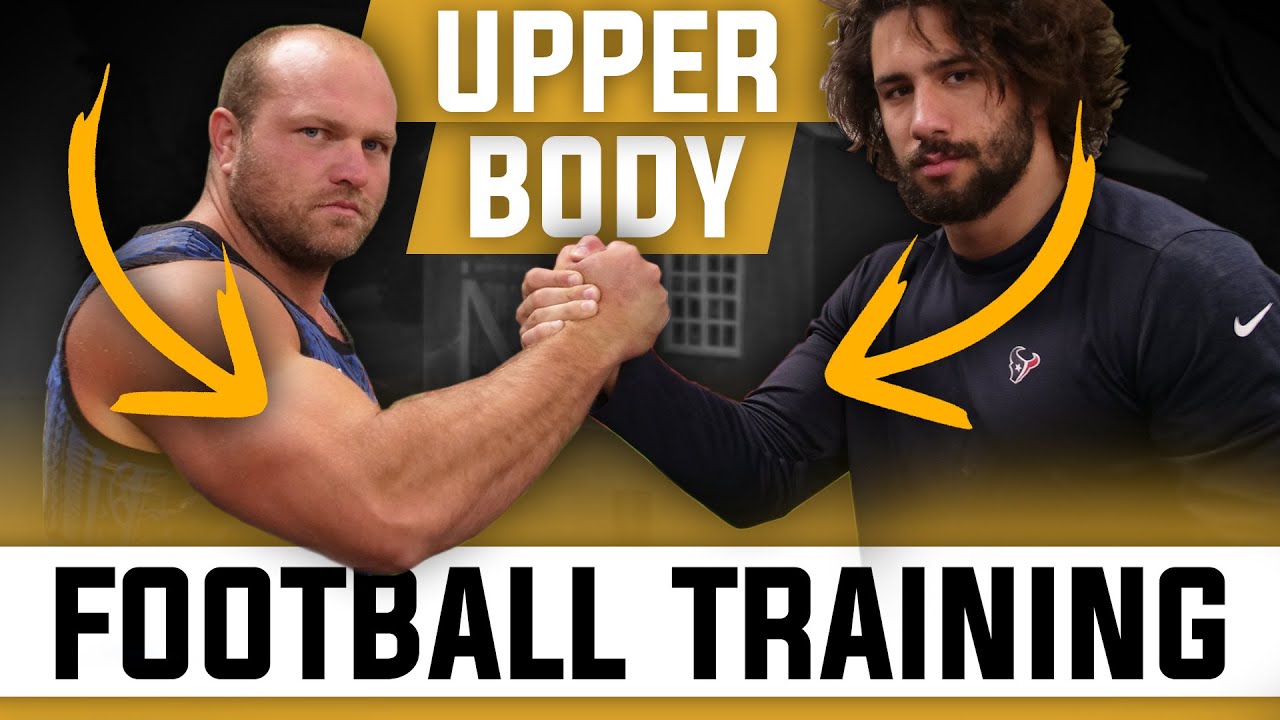 Upper Body Football Workout With NFL Linebacker Jan Johnson - YouTube