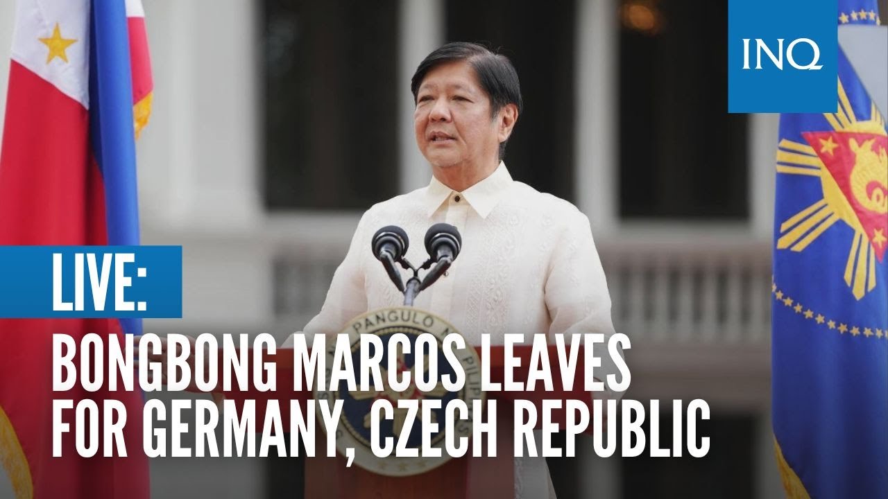 LIVE: Bongbong Marcos leaves for Germany, Czech Republic - YouTube