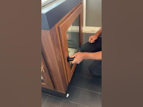 How to do it: uPVC Tilt & Turn Window hinge adjustment - YouTube