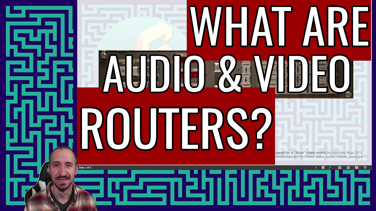 What are audio and video routers for broadcast? - YouTube