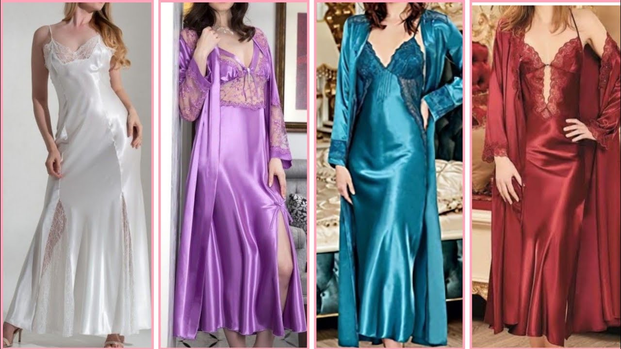 most beautiful comfortable eye catching women night gown - YouTube