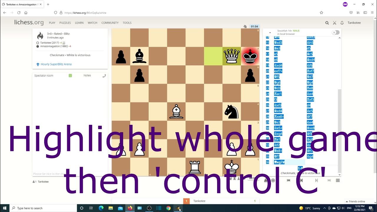 Stockfish 14 Aquarium GUI How to use Stockfish 14 to study Lichess ...