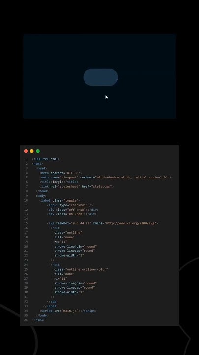 Toggle Using Html Css And Javascript 😋😎 Webdevelopment Youtube 6751