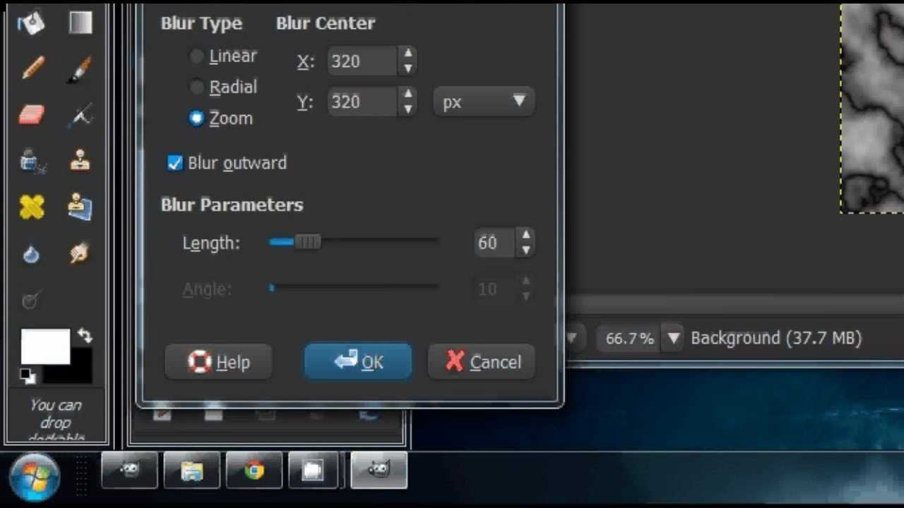 Gimp: Abstract wave tutorial. - YouTube