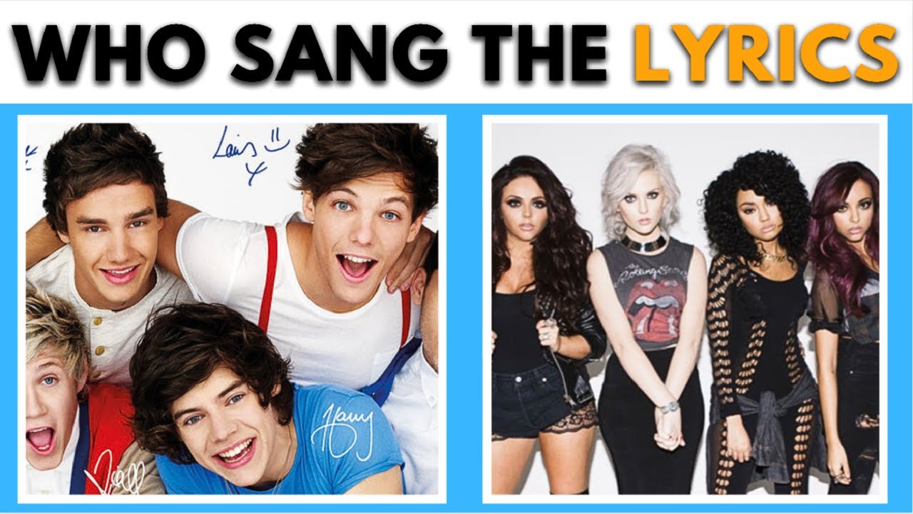 Guess Who Sang The Lyrics - One Direction OR Little Mix! (Easy to Be ...