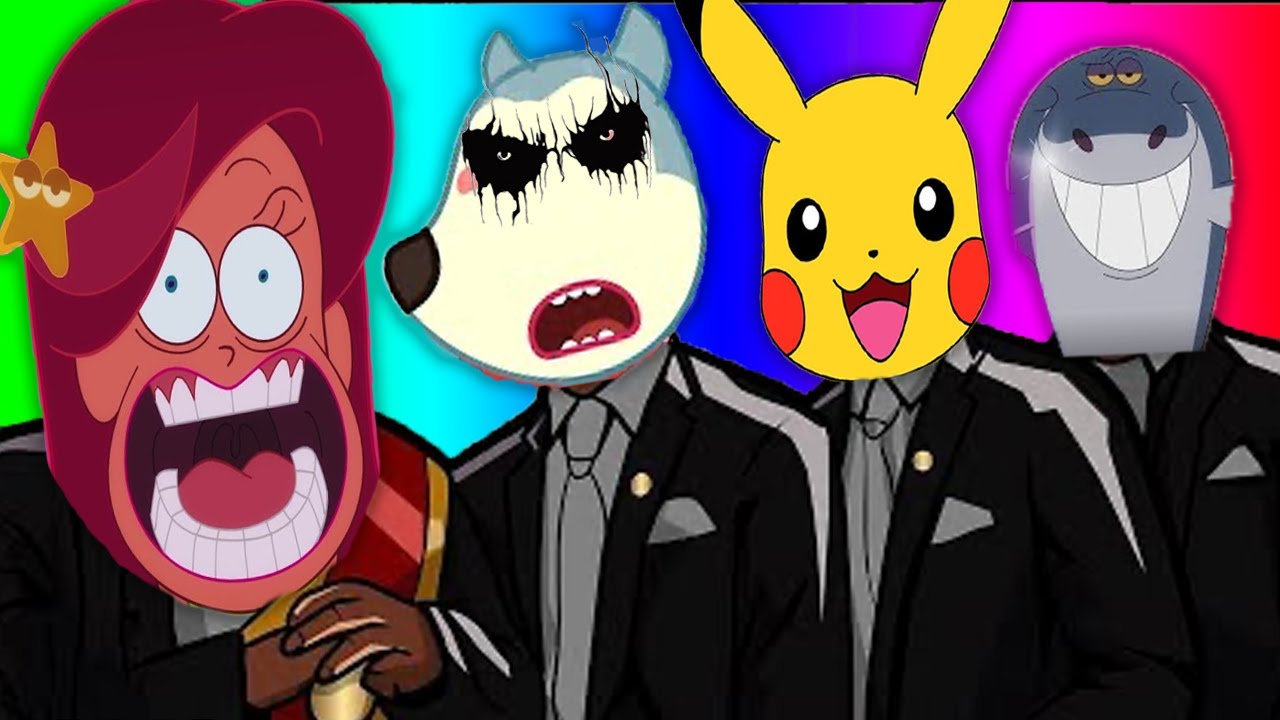 ZIG and SHARKO & Pokemon & Cocomelon & WOLFOO & - Coffin Dance Song ...