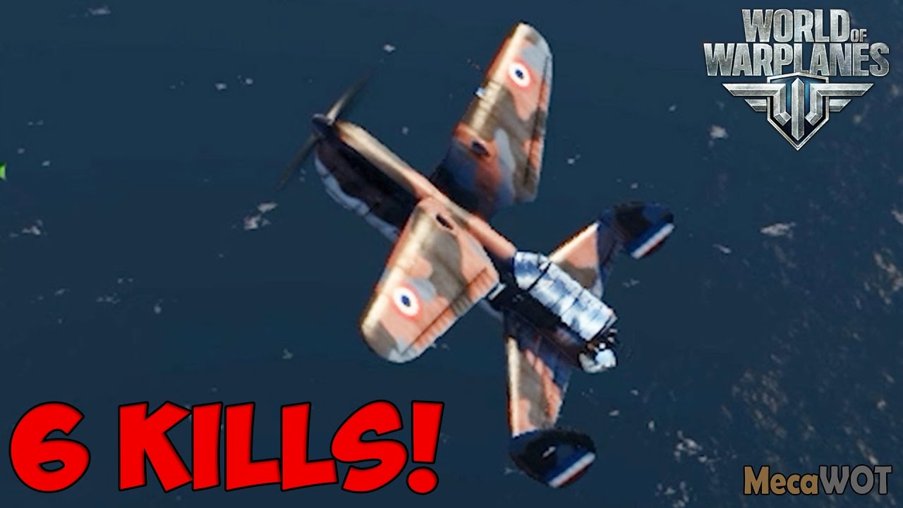 World of Warplanes | Arsenal-Delanne AD 10C2 | 6 KILLS - Replay ...