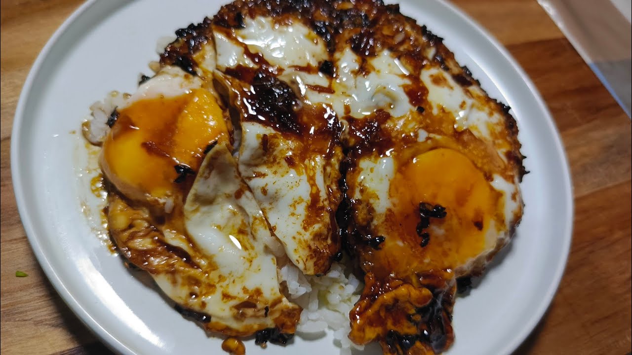nasi telur! masak simple buat sarapan, enak banget. - YouTube
