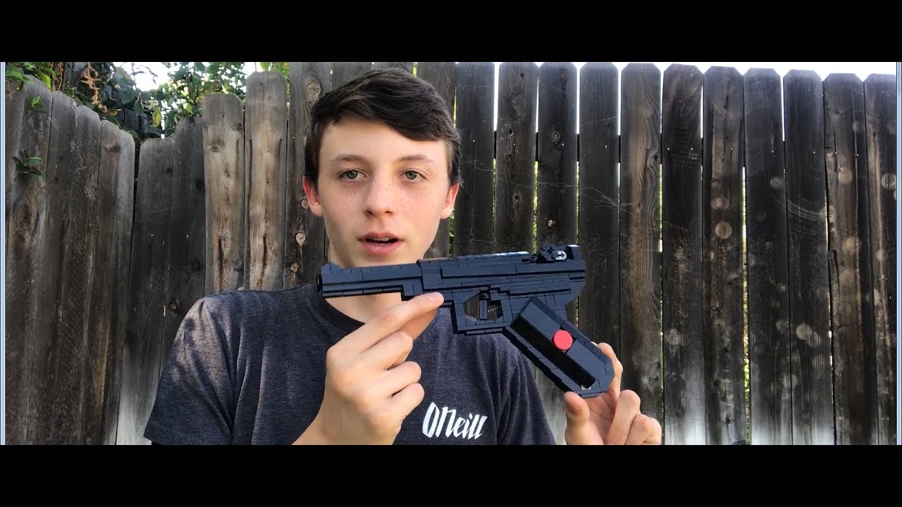 LEGO Luger P08 Pistol! - YouTube