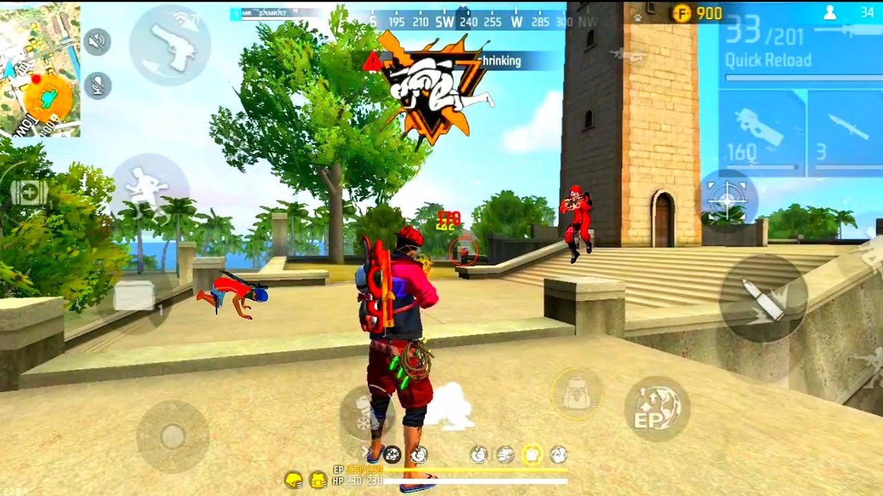 Firee Fire Solo vs Squad Ranked Full Match Gameplay ||Garena Firee Fire ...