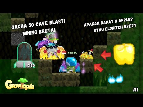 GACHA 50 CAVE BLAST! LAH PROFIT?? #1 | Growtopia Indonesia - YouTube