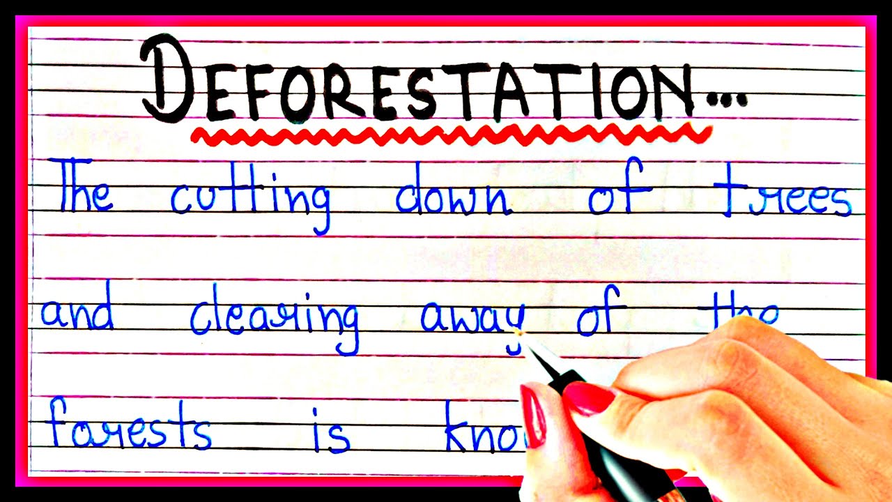 Definition of deforestation | What is deforestation | Short note on ...