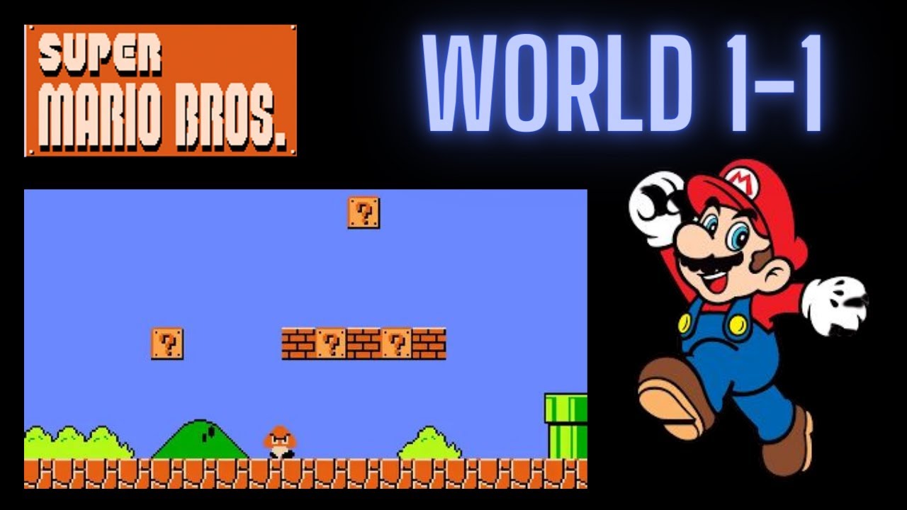 100. Super Mario Bross 1-1 - YouTube