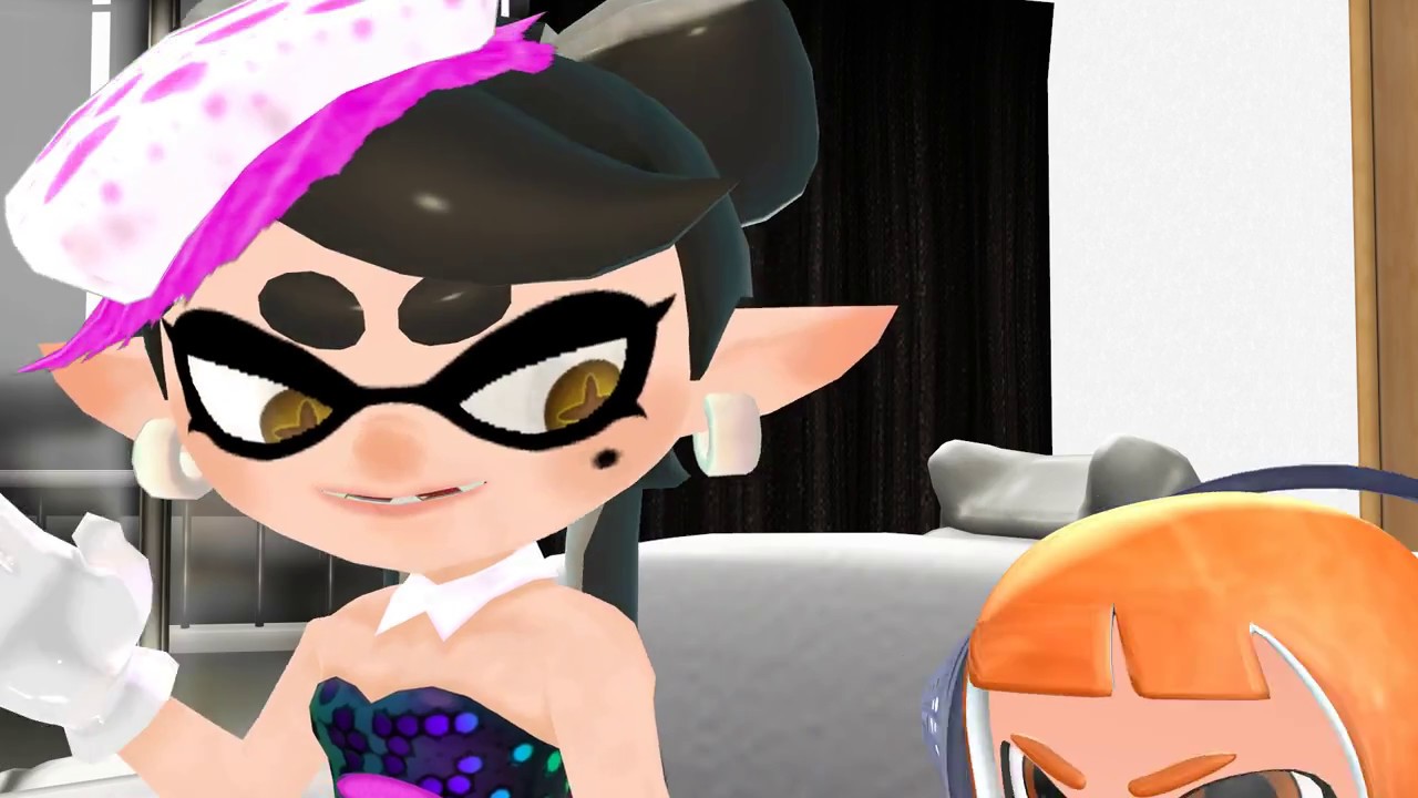 Splatoon MMD: Callie and Marie helps Agent 3 with Cheating Problem ...