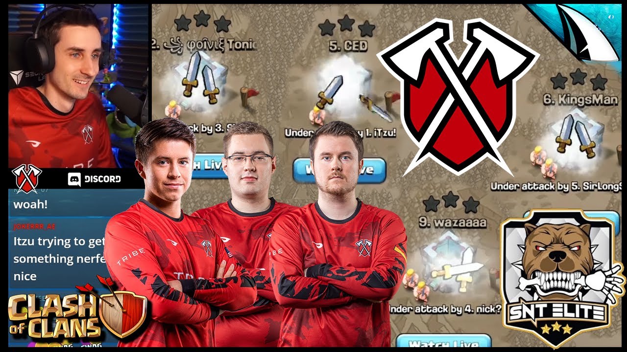 Tribe Gaming Battling in War after UPDATE | Live Attacks | Clash of ...