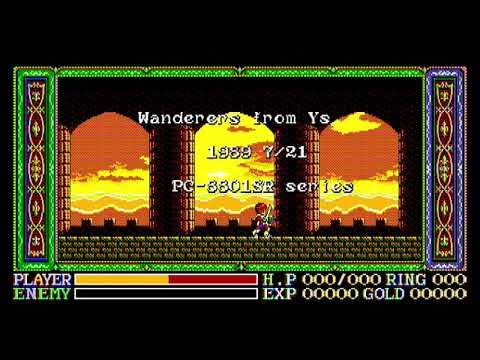 PC-88 Ys3 店頭デモ - YouTube