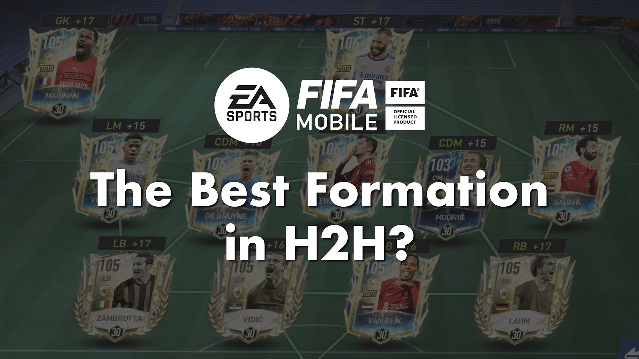 FIFA Mobile 22 | The best formation in H2H? - YouTube