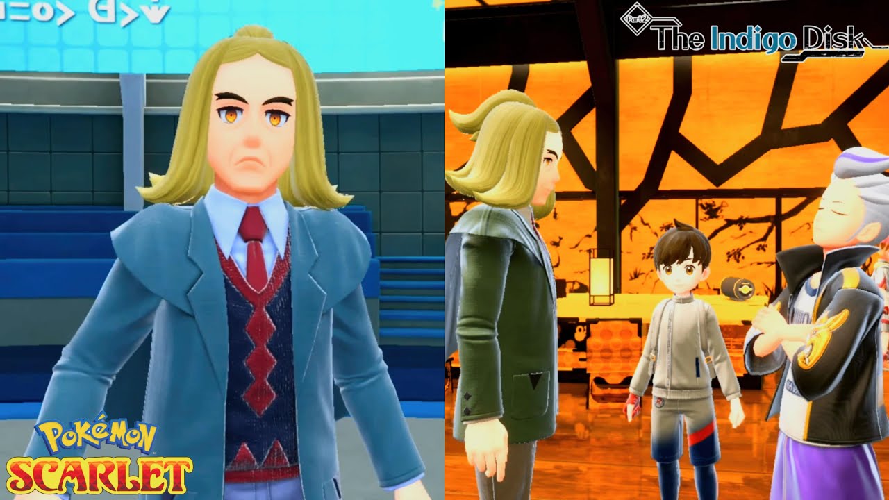 Pokémon Scarlet & Violet - Battle Hassel Instructor & All Dialogue ...