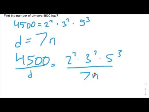Counting Divisors using Prime Factorization - YouTube