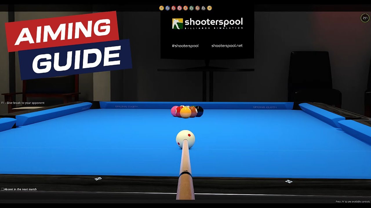 Shooters Pool - Aiming Guide - I like to use - YouTube